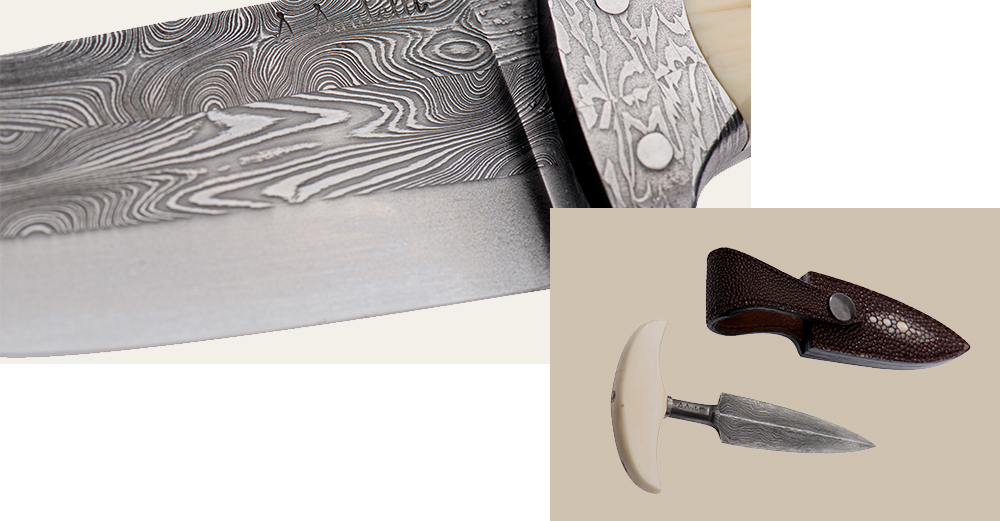 Nos cuirs, lames damas, et accessoires de forge - Michel Vaillant (2)